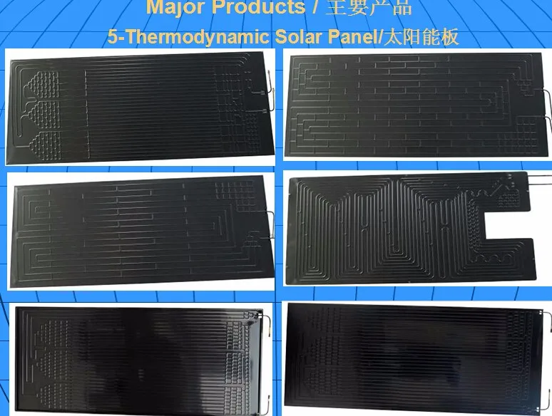 Roll Bond Thermodynamic Solar Panel for Hot Water System