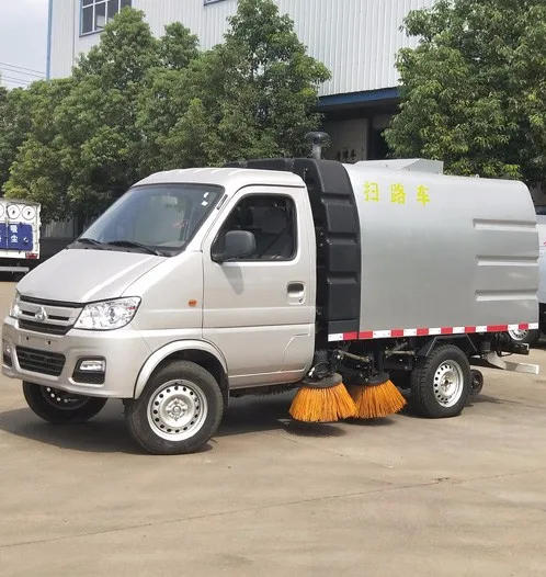 Changan 4x2 Mini Road Sweeper Car Light Truck For Sale Price - Buy ...
