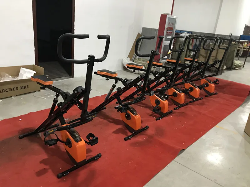 Body Crunch Folding Exercise Bike Total Body Crunch Horse Riding ...