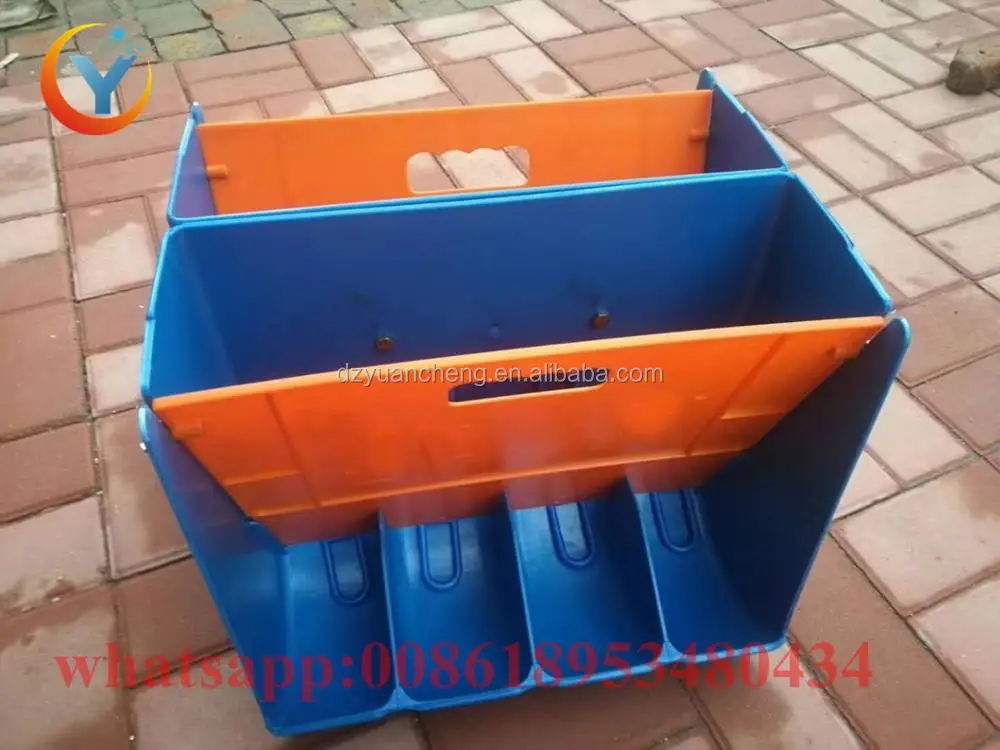 4 Holes Automatic Pig Feeder For Pig Poultry Plastic Nursery Pig Feeder ...