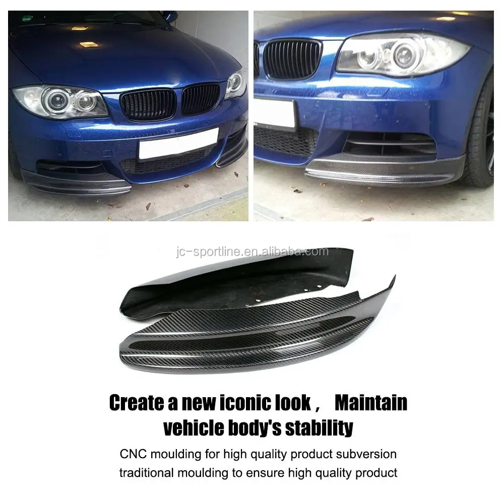 Carbon Fiber E82 135i Front Splitter For Bmw 135i M Sport Coupe 2-door ...