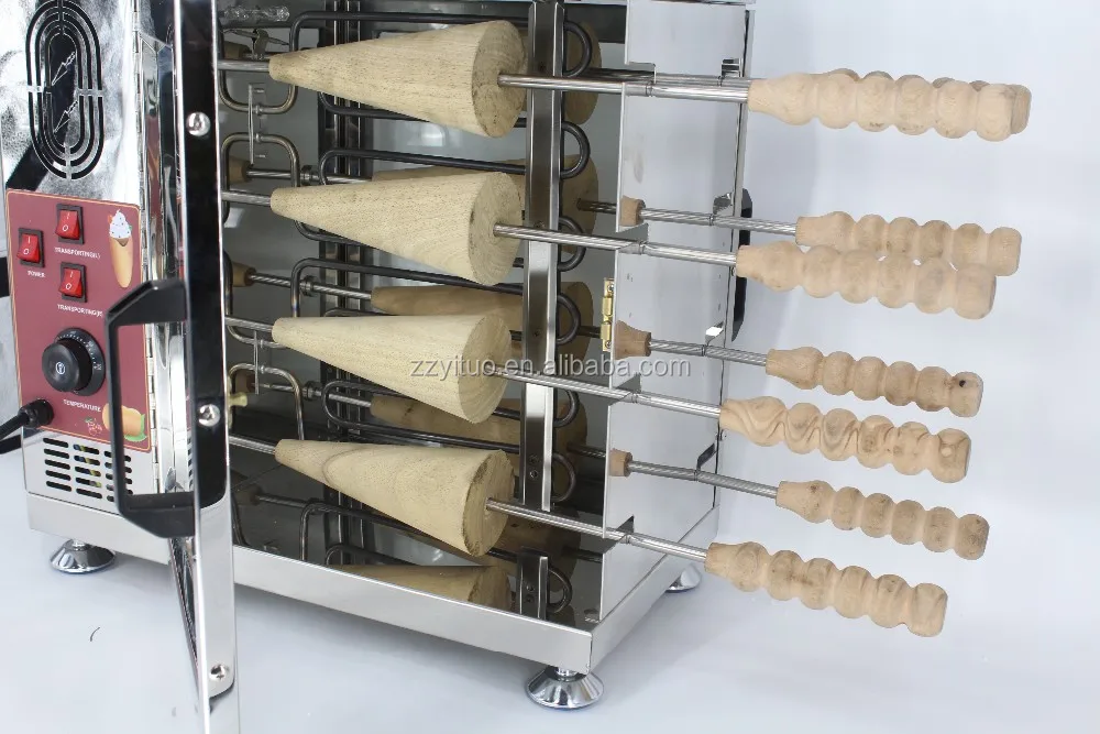 Commercial Cake Rotisserie Machine Roll Chimney Cake Rolls Roeast Bread ...
