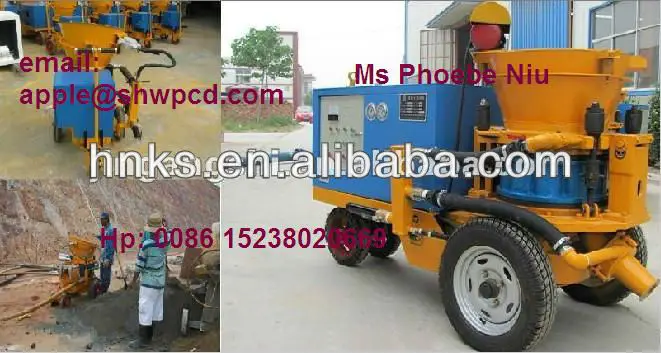 Concrete Spraying Machine/shotcrete Machine/ Cement Throwing Jet - Buy ...