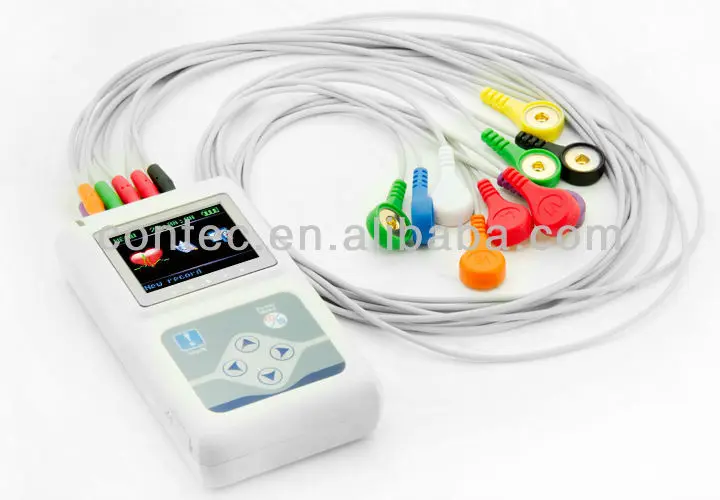 Real Manufacturer Contec Tlc5000 12-channel Usb Holter Ecg System Mini ...