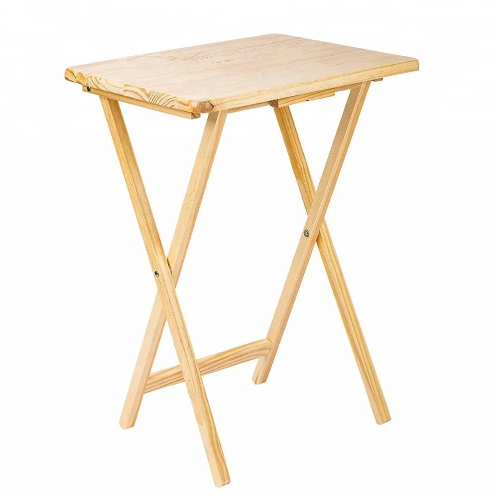 Wooden Serving Tray Wooden Folding Table With Paint Living Room ...