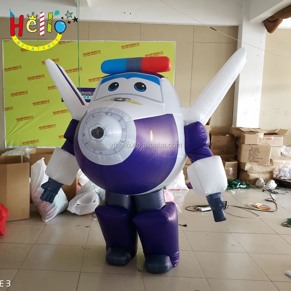 New Inflatable Moving Walking Helicopter Air Plane Inflatable Plane ...