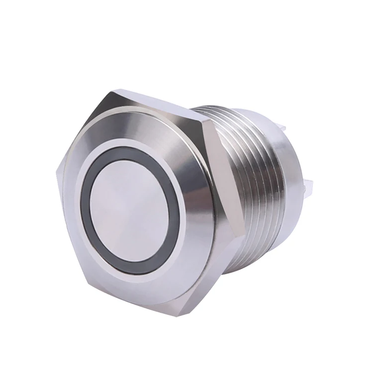 16mm Screw Small Alarm Flat 24 Volt Push Button Switch - Buy 24 Volt ...