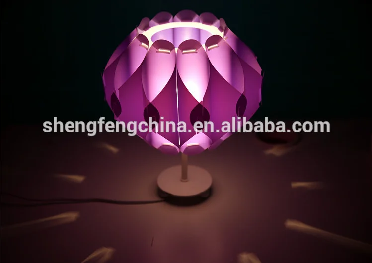 Hot Sale Modern Plastic Table Lamp Shades/ Decorative Desk Lamp Cover ...