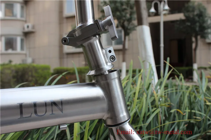 14" Titanium Folding Bike Frame - Lightweight & Durable