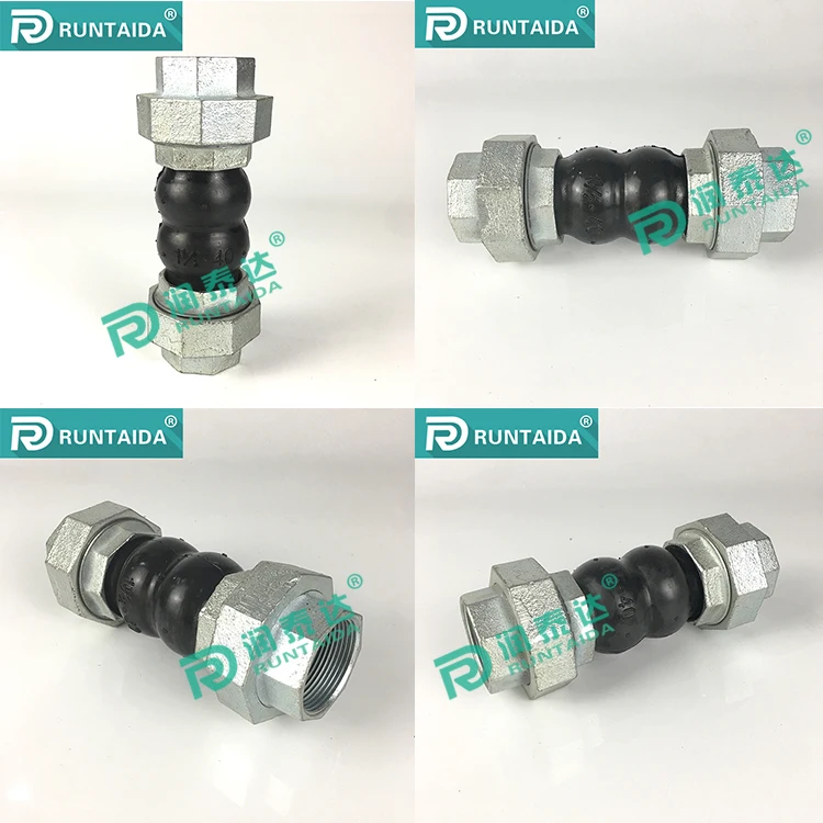 Threaded Union Rubber Flexible Expansion Joint Connector - Buy Threaded ...
