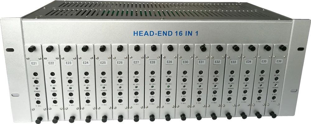 GG-16M CATV Headend RF Modulator - 16 Channels 16 in 1