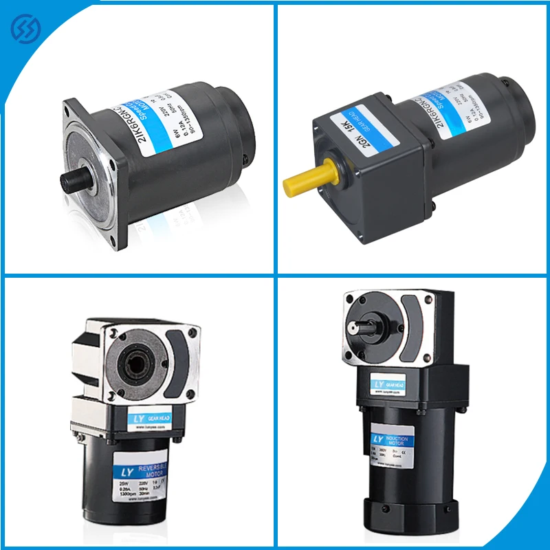 Small Reversible Ac Motor Electric 6w 60mm 100v 110v 120v 220v 230v ...