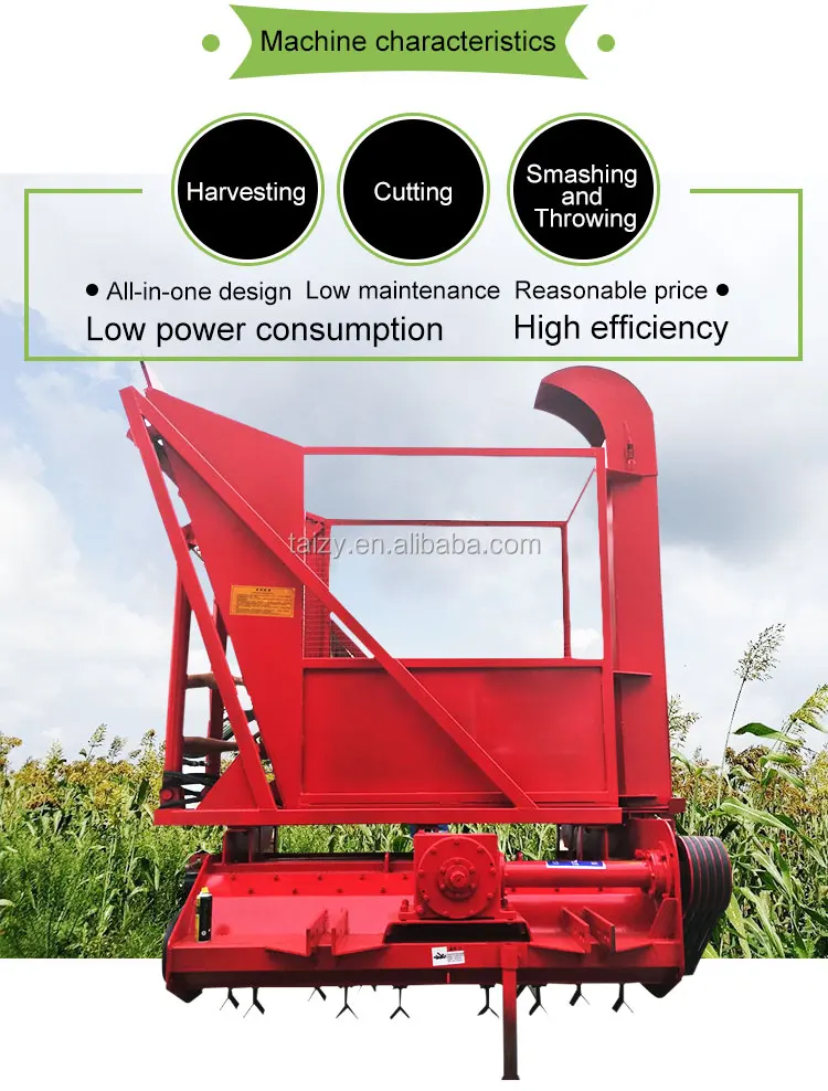 Multi-purpose Tractor PTO Driven Straw Chopper for Farms
