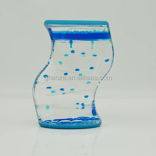 Custom Liquid Paperweight Acrylic Gift Items Oil Drop Toy
