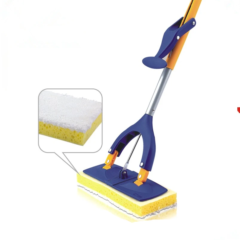 Scalable Adjustable Clever Sponge Mop With Mop Wringer - Buy Sponge Mop ...