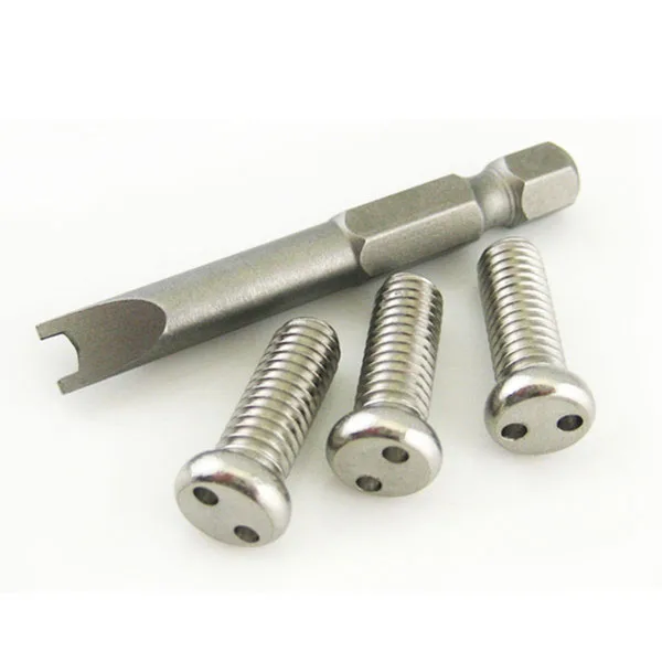 Stainless Steel Spanner Snake Eyes Self Tapping Anti-theft Security ...