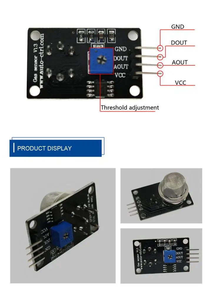 High Concentration Analog Ozone Detector Detection Module Mq131 O3 ...