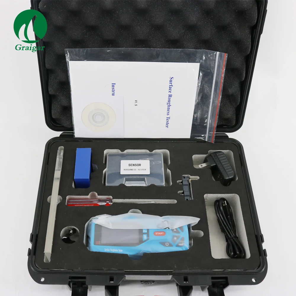 Gr220 Digital Surface Roughness Tester Measuring 20 Parameters Ra: 0. ...