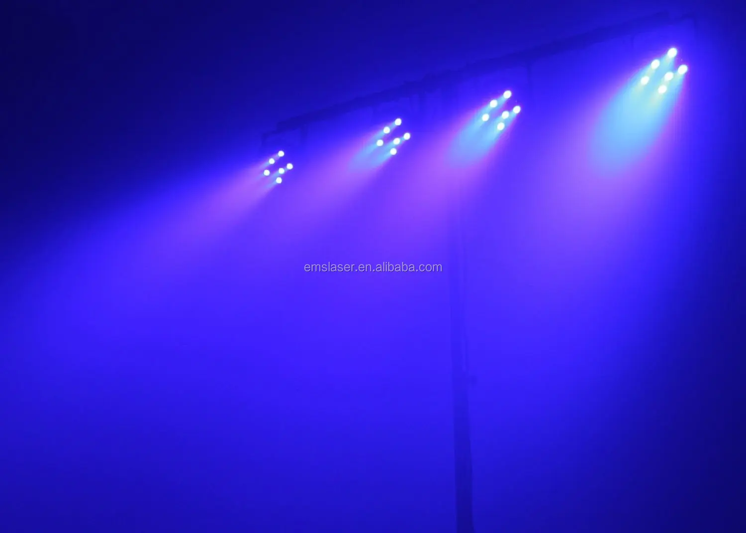 Wholesale 18 Pcs*1w Rgb Flat Par Can Stage Light Plastic Party Dj Led ...