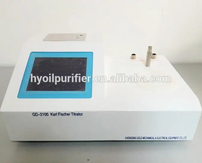 ASTM D6304 Karl Fischer Titration Gerät Öl Feuchtigkeit Analysator ...