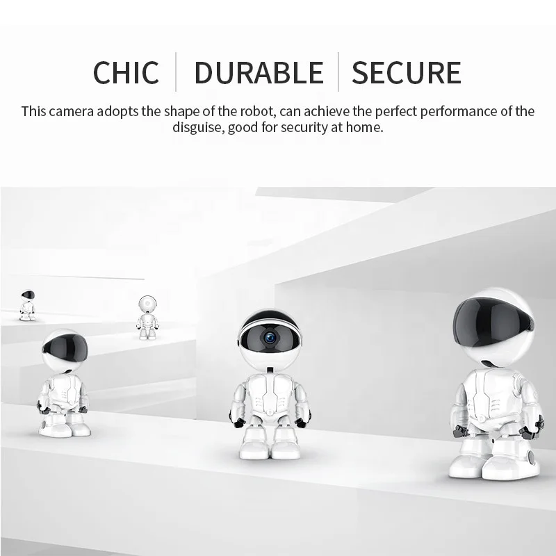 AI Motion Tracking CCTV Smart Home Security 1080P Robot WIFI IP Camera ...