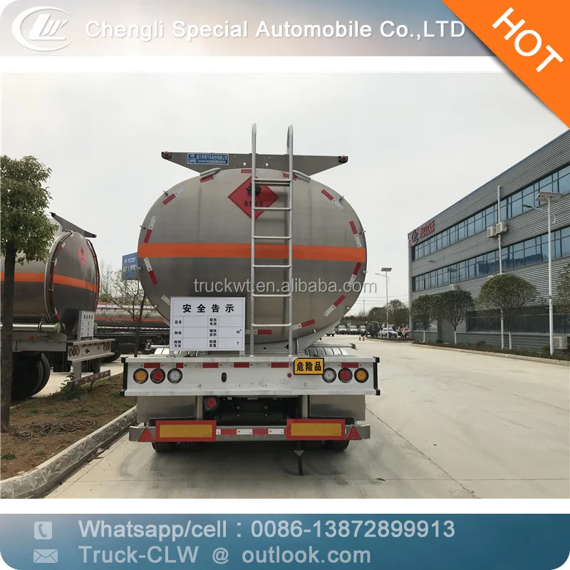 3 Axle Custom Design Capacity Liquid Transport Tank Semi Fuel Tanker ...