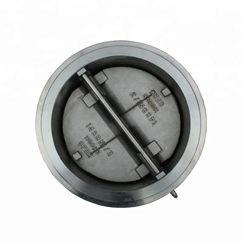 Dn250 150lb Stainless Steel Cf8m Wafer Type Dual Plate Check Valve Sea ...