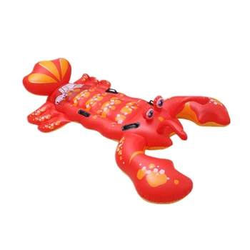 Lovely Colorful Shrimp Design Pvc Inflatable Lobster Pool Raft Toy ...