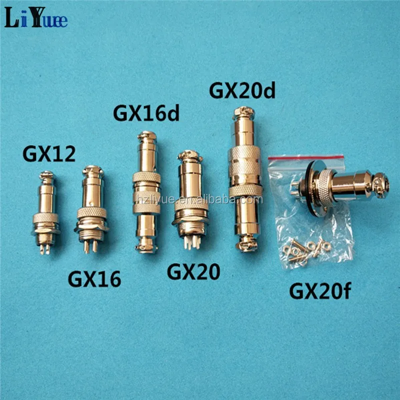 Gx16 Connector M16 Connector 2pin 3pin 4pin 5pin 6pin 7pin 8pin 9pin ...