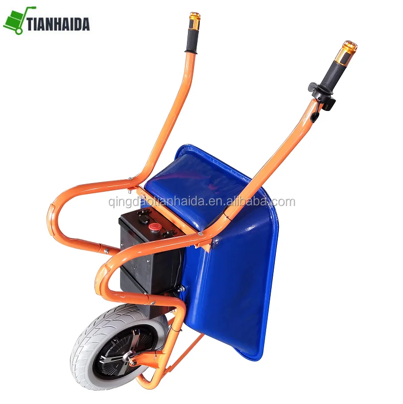 Heavy Duty Battery Electric Powered Wheelbarrow - 100LB