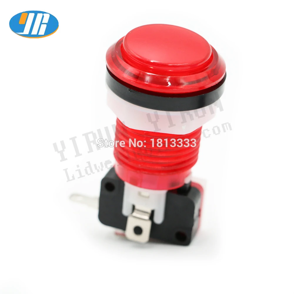 Arcade Game 12v Led Lit Arcade Push Buttons With Micro Switch For Jamma ...