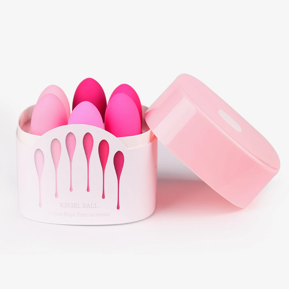 Kegel Exercise Set For Women Medical Silicone Ben Wa Kegel Balls ...