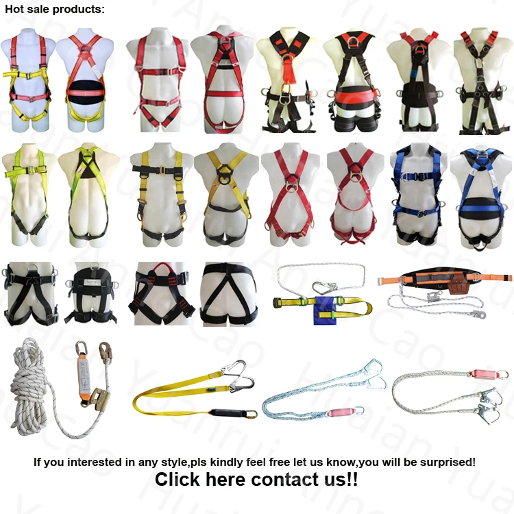 EN361/EN358/EN813 Full Body Safety Harness for Fall Protection