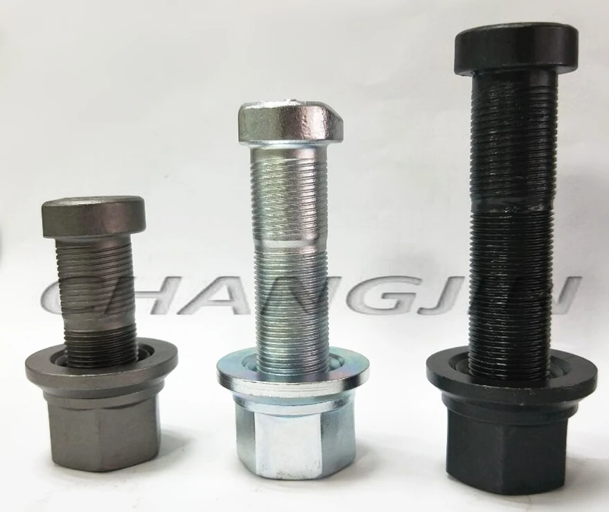 Truck Tyre Hub Stud Phosphating Black/grey 9424010371 Knurling Bolt ...