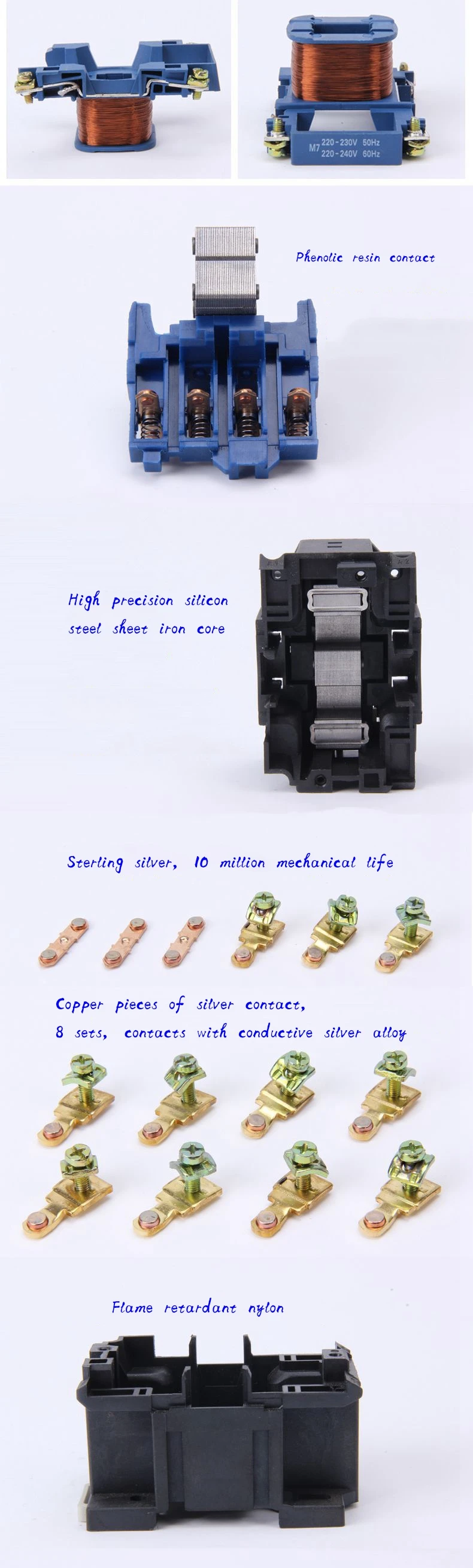 CJX2-12 12A 230V AC Contactor Electric Contactor - Reliable Performance