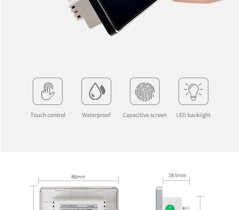 Iot Smart Home Zwave Light Switch - Buy Z Wave Light Control,Best Z ...