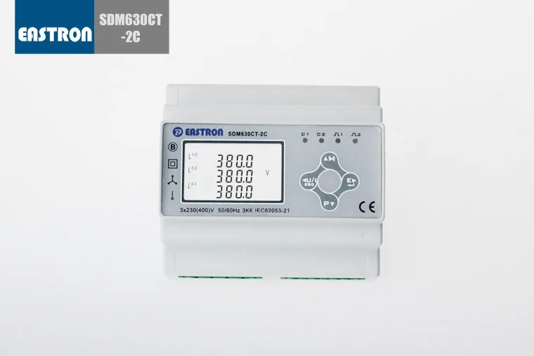 Sdm630m Ct-2c Dual Input Multifunction Power Meter Ct 1/5a Operation ...