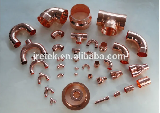 Custom 90 Degree 180 Degree Copper Tube Return Bend For Welding Copper ...