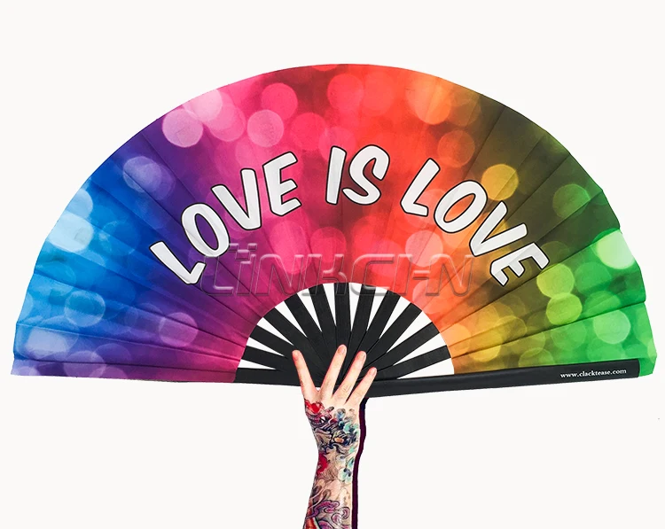 Custom Large Sublimation Fan Blank Hand Fan Printed - Buy Sublimation ...