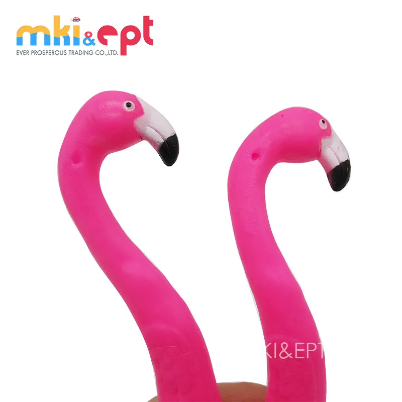 EPT Cute Flamingo Rubber Finger Puppets for Kids to Play