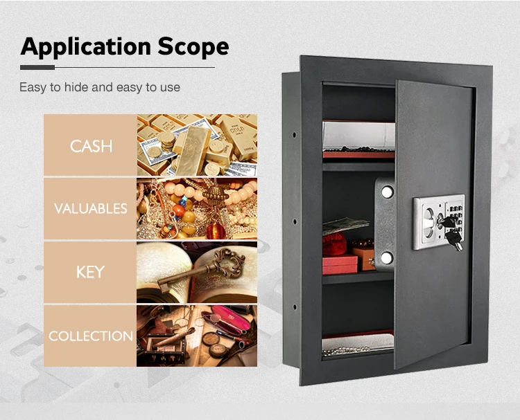 Hidden Wall Safe with Electronic Lock - Great Wall Safe