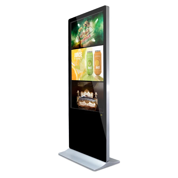 55 Inch Vertical Android Kiosk Touch Screen Digital Signage Totem - Buy ...