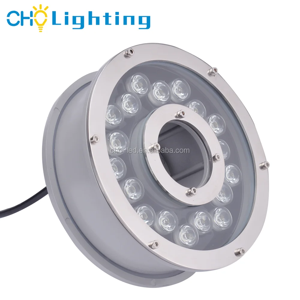 Ring 18w Led Fountain Lamp Dmx512 Rgb Ir Remote Rf Control - Buy ...