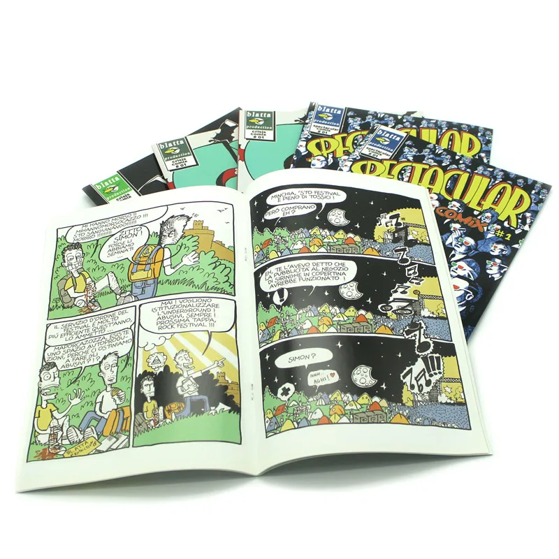 Professional Children Comic Book Printing Adult Comics Magazine Photo ...