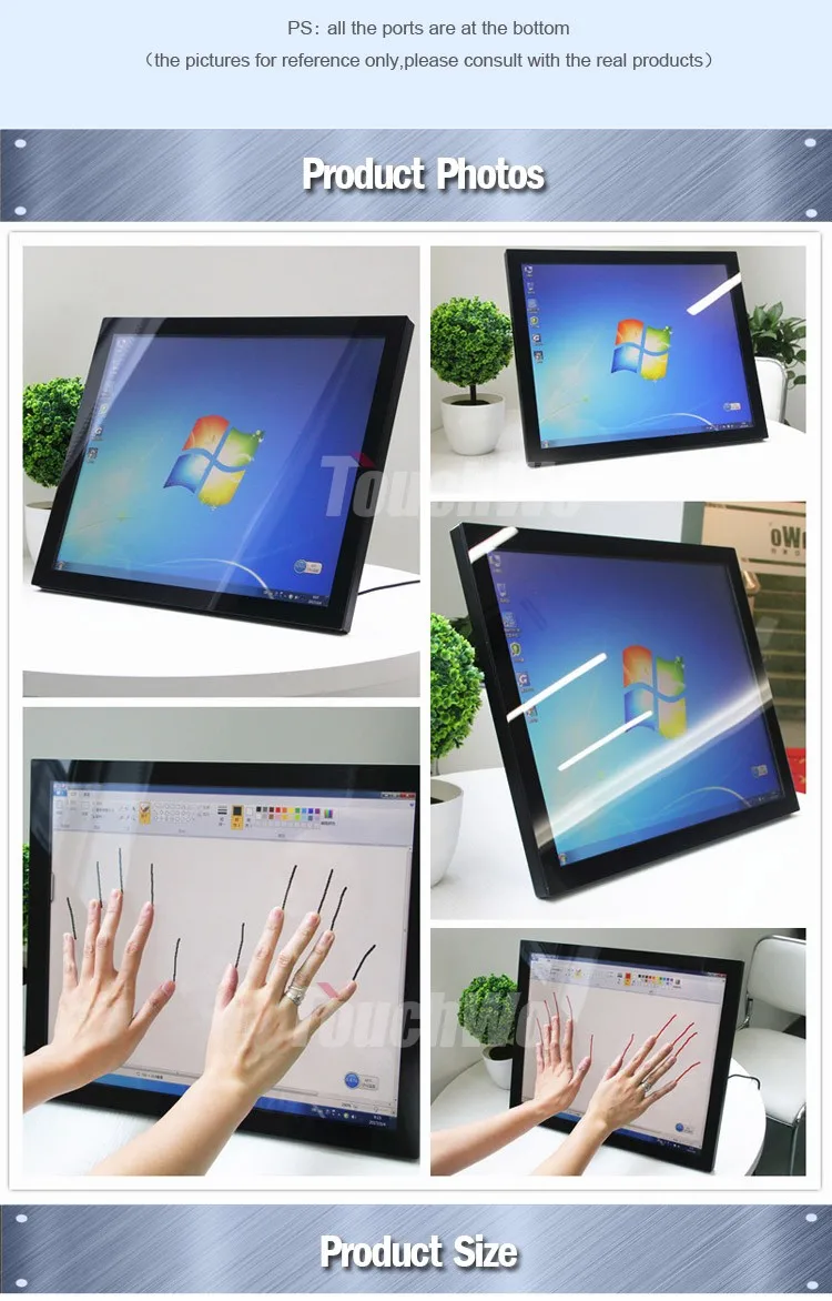 12.1" Square Touch Screen Open Frame Lcd Monitor For Waterproof ...