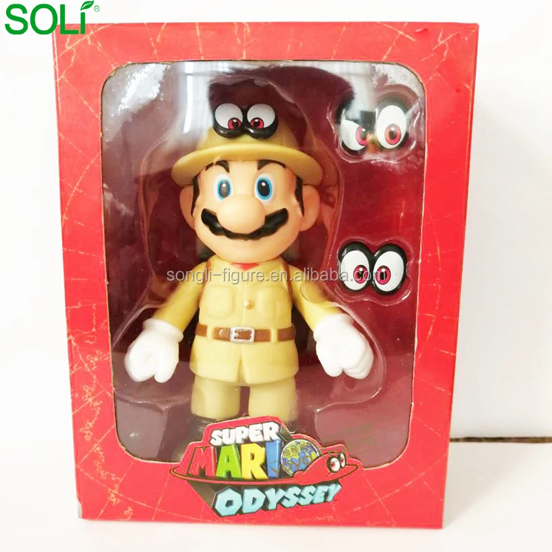12.5 Cm Super Mario Figure Super Mario Pvc Figure Mario Size Figure ...