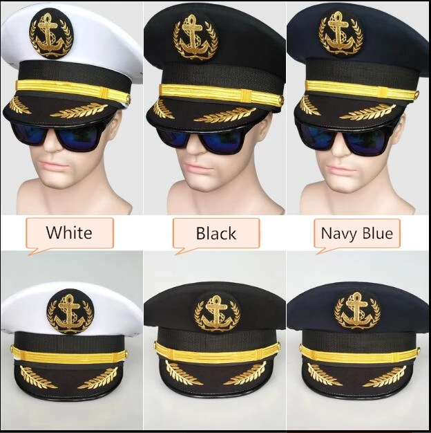 Wholesale Custom Handmade Hat - Officer Uniform Navy Black