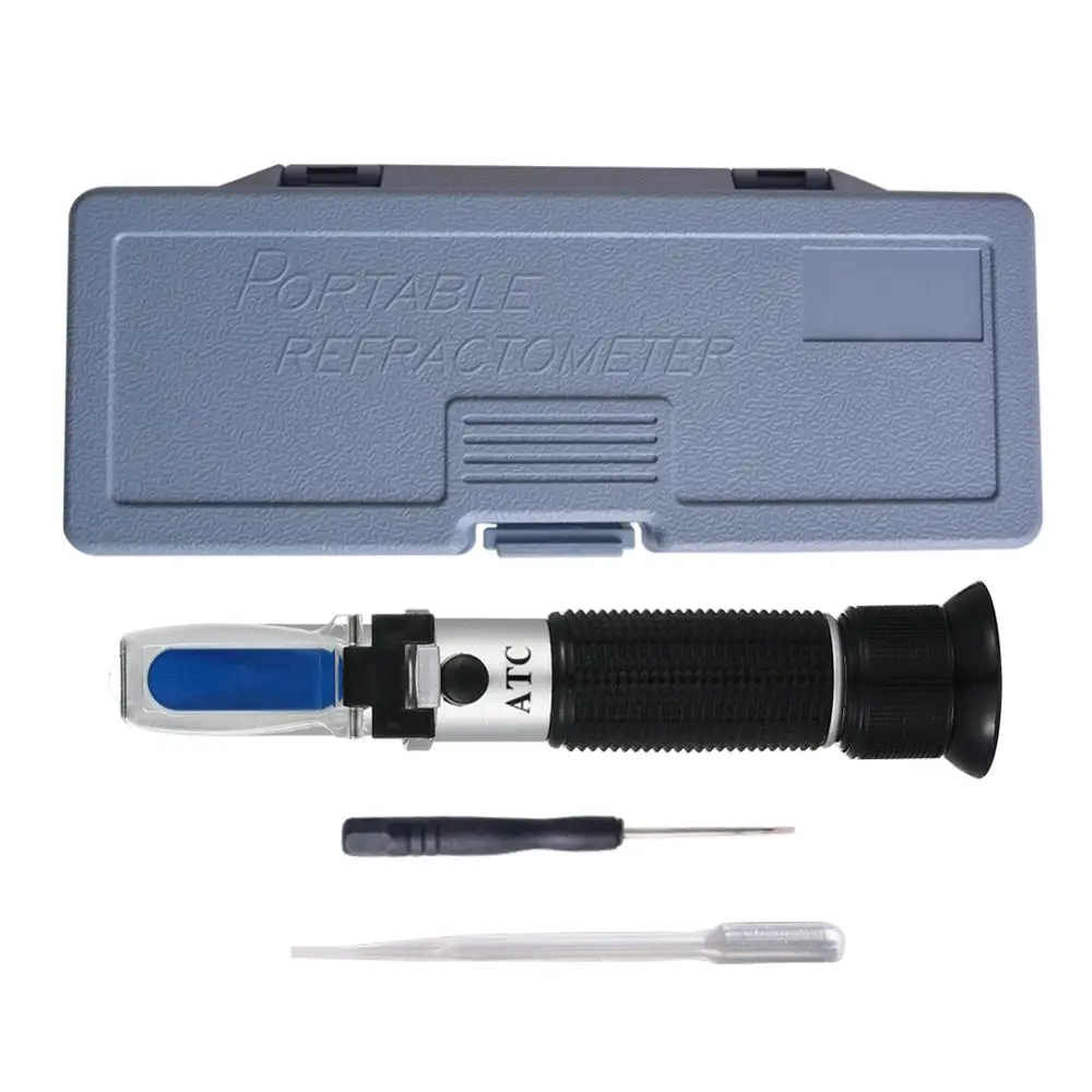 Handheld Portable Refractometer Grape Refractometers 0-18% Brix Brix ...