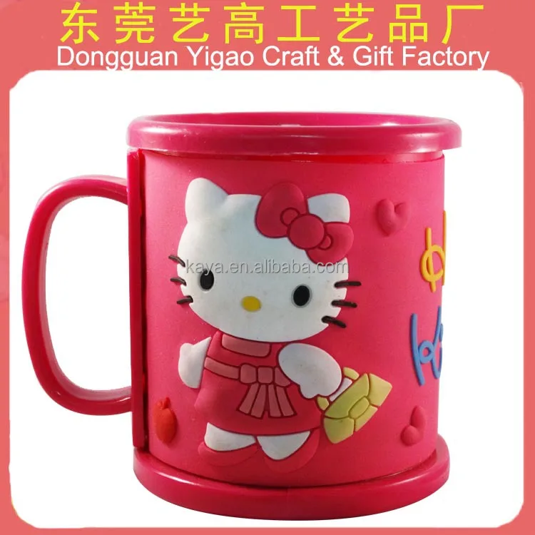 Fashionable Oem Custom Mug Cup With Soft Pvc Girp - Buy Custom Mug Cup ...