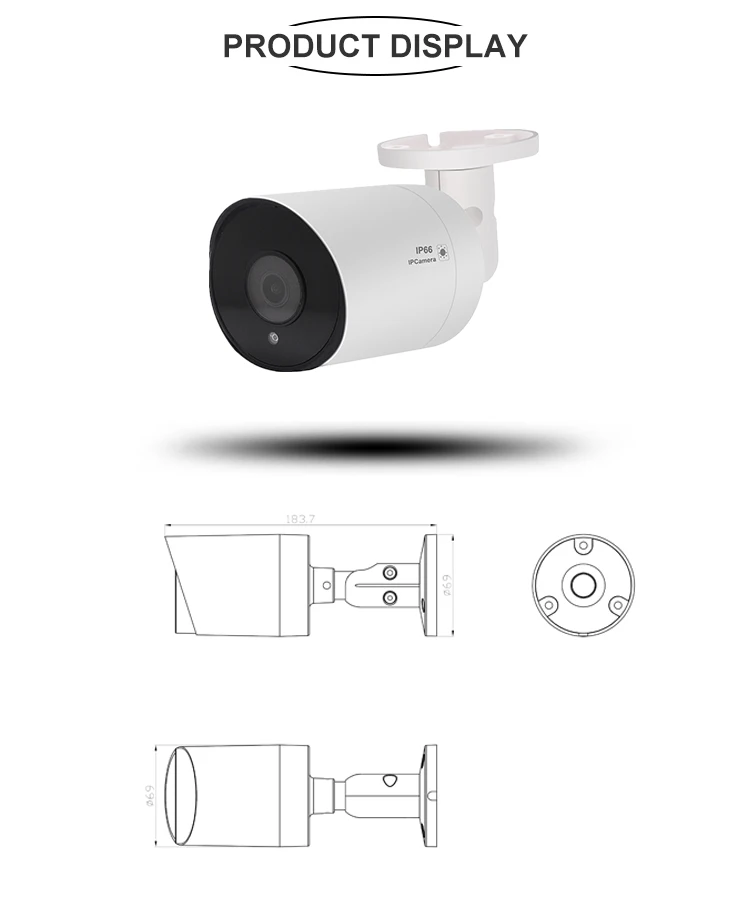 2020 Ycx 2mp 1080p Colorvu Bullet Starlight Network Camera Ip66 Outdoor ...